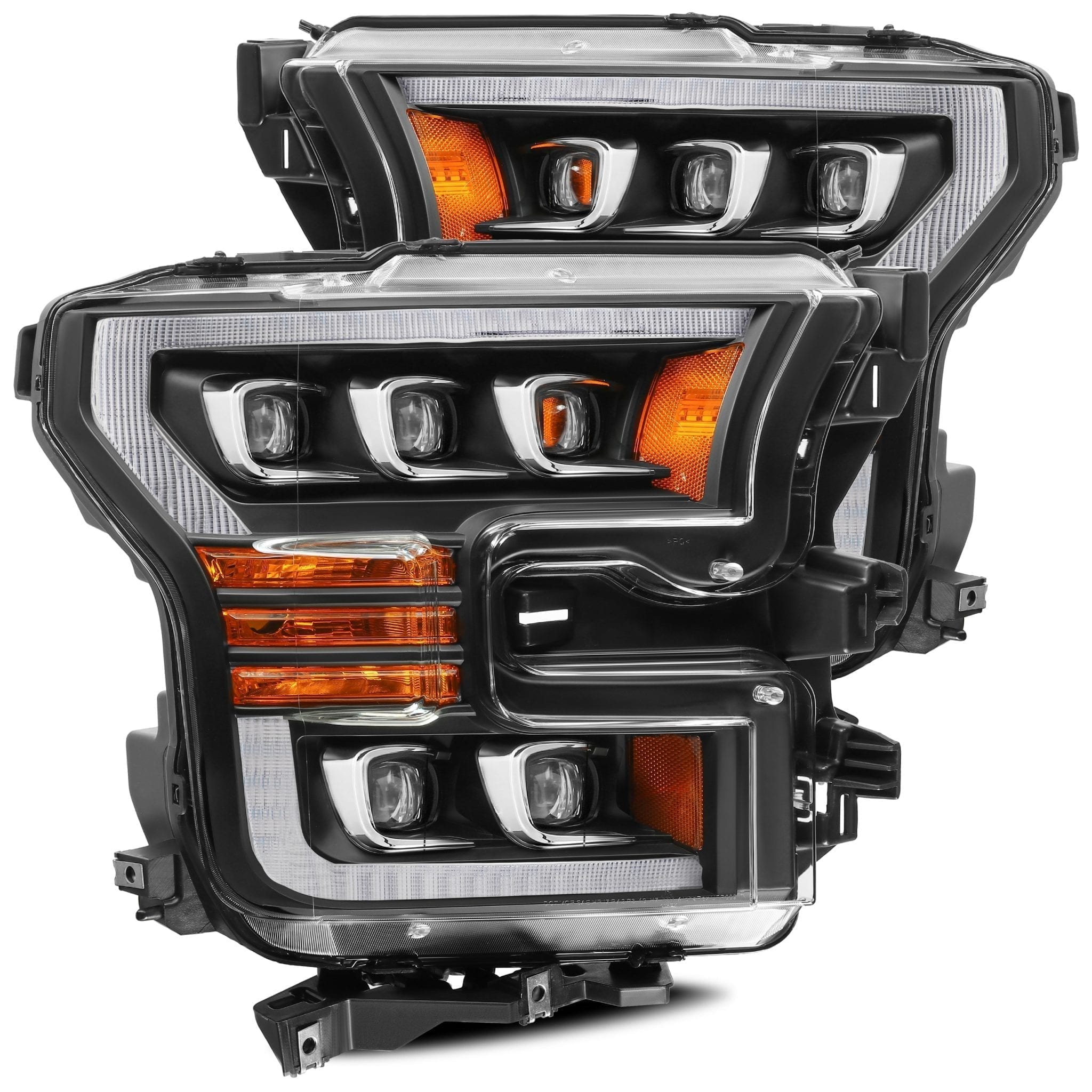 2017-2020 Ford Raptor AlphaRex NOVA-Series LED Projector Headlights Pa